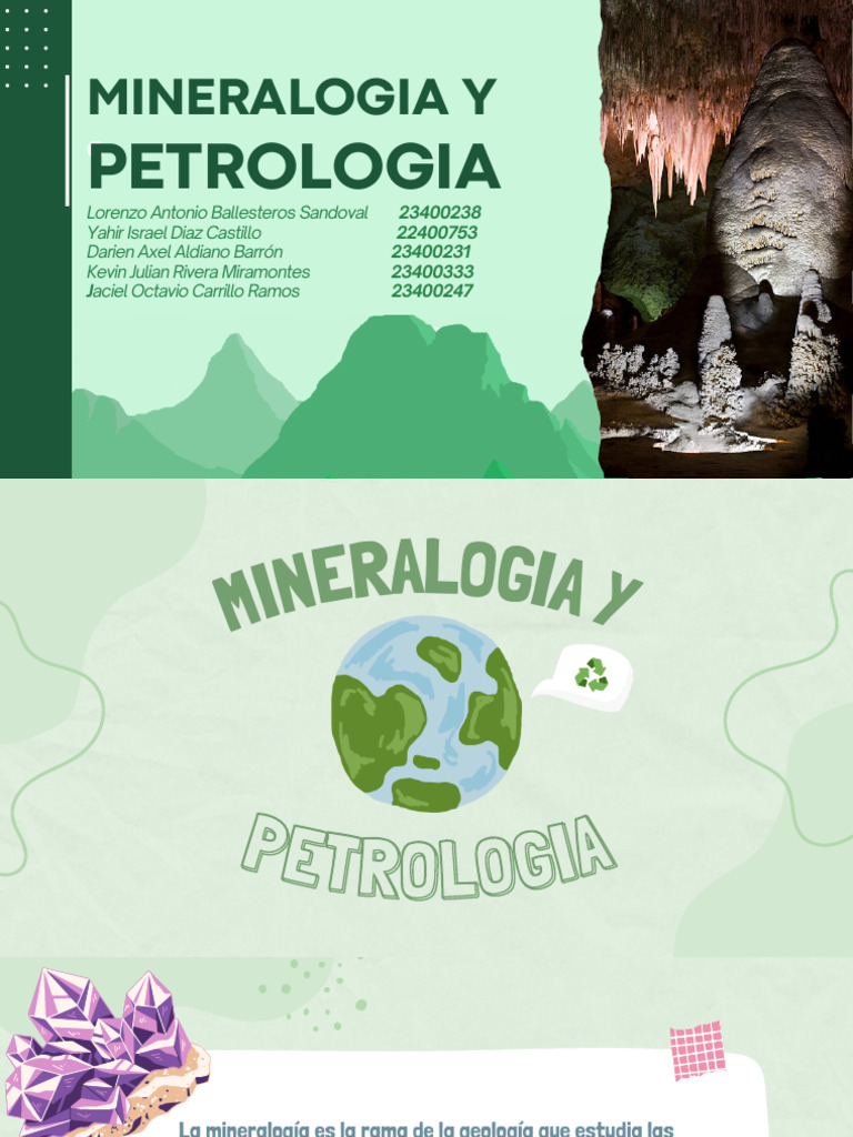 Petrología y Mineralogía: Conceptos Clave | PDF | Minerales | Roca ...