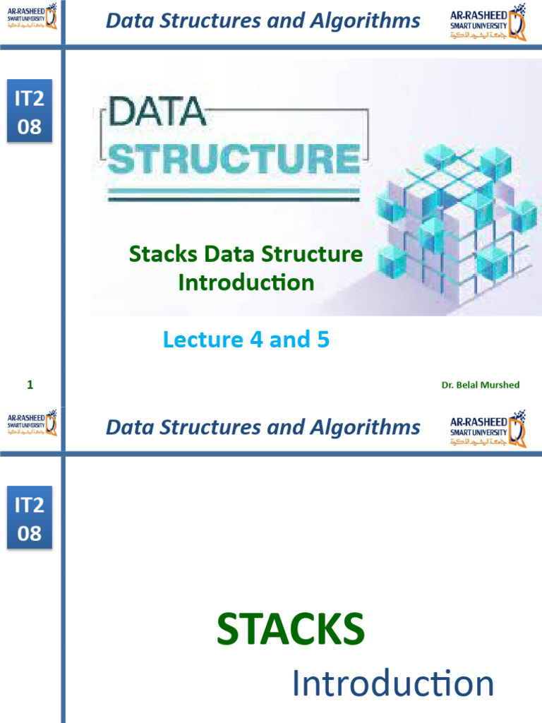 Understanding Stacks in Data Structures | PDF | Data Type | Computing