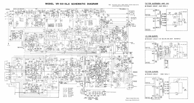 Hfe JVC Vr-5515lx Schematic en | PDF