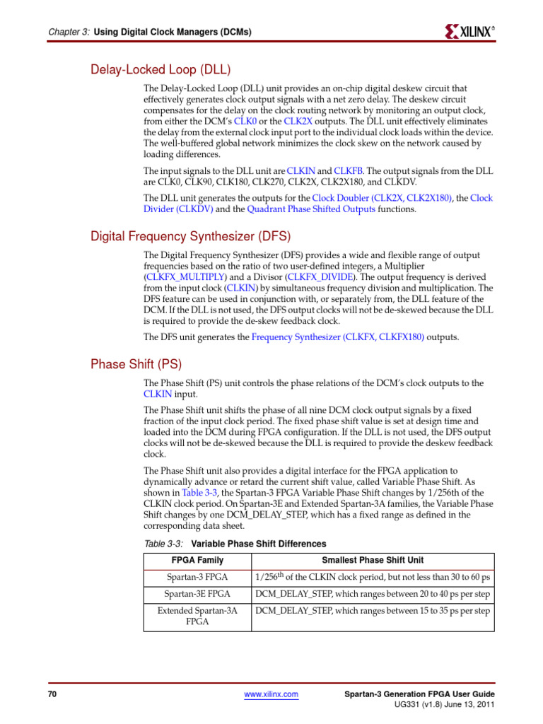 Delay-Locked Loop (DLL) : Clk0 Clk2X | PDF | Electrical Engineering | Computer Engineering