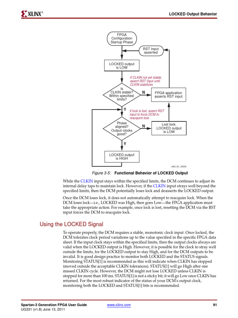 Using The LOCKED Signal: Fpga Configuration Startup Phase RST Input ...