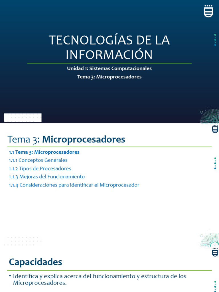 Guía de Microprocesadores | PDF | Microprocesador | Hardware de la computadora