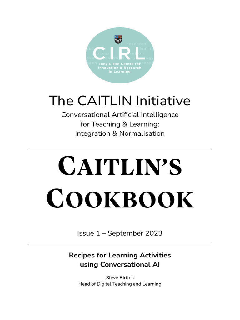 Caitlin Initiative Issue-1 | PDF | Artificial Intelligence ...