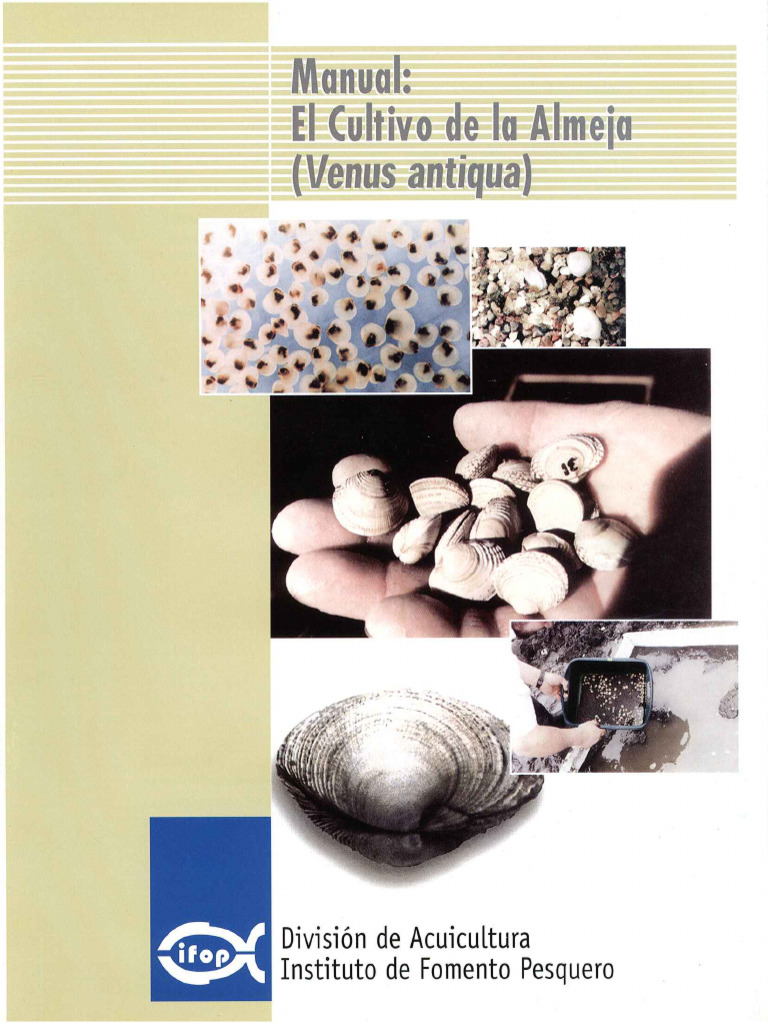 Manual El Cultivo de La Almeja (Venus Antiqua) | PDF