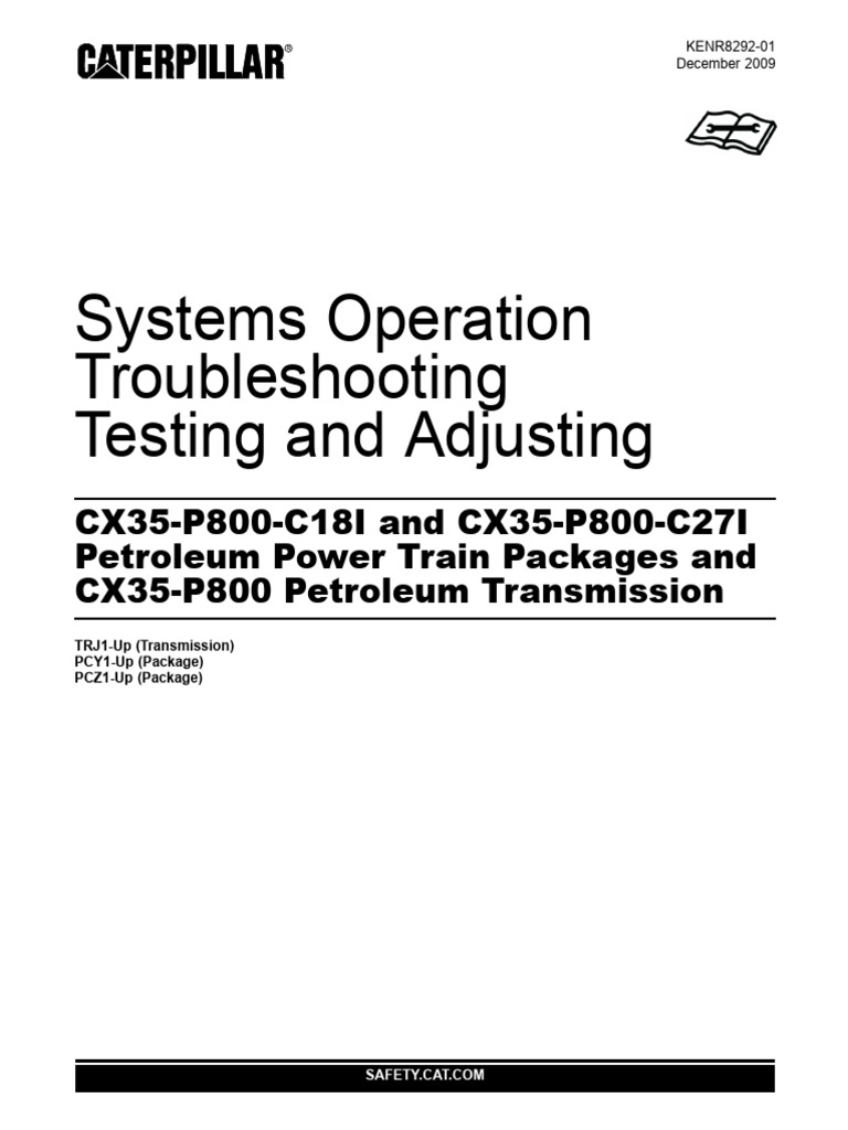 CAT CX35 Transmission TS | PDF | Clutch | Manual Transmission