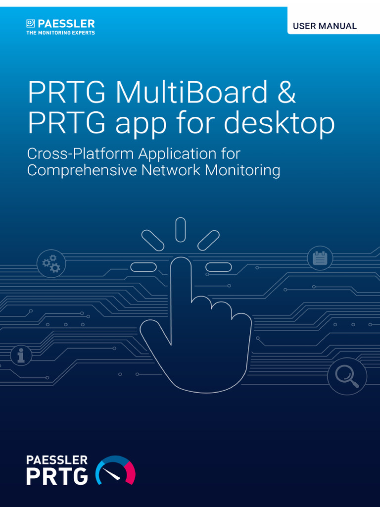 PRTG Desktop Manual | PDF | Installation (Computer Programs) | Application Software