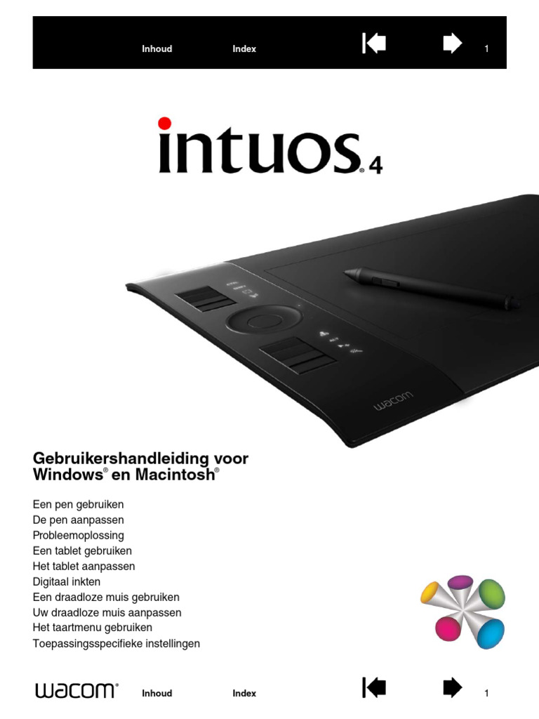 Wacom Intuos 4 Handleiding | PDF