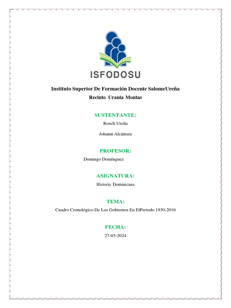 MODIFICADO Cuadro Cronologicos de los Presidentes de 1930-2016 | PDF ... MODIFICADO Cuadro Cronologicos de los Presidentes de 1930-2016 | PDF ...