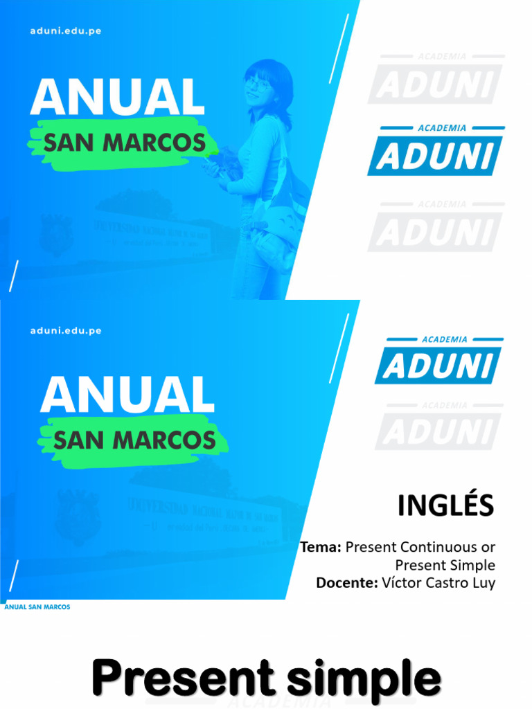 ASM-TS007-IG-Present Continuous or Present Simple | PDF