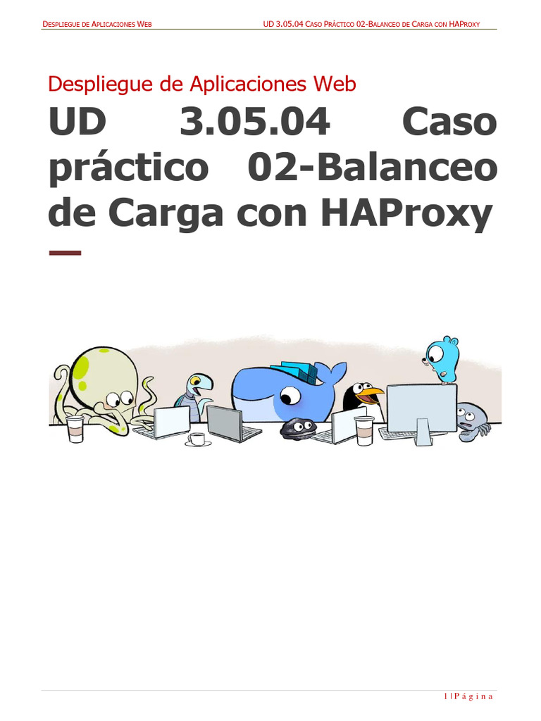 Balanceo de Carga con HAProxy en Docker | PDF | Redes | Servidor web