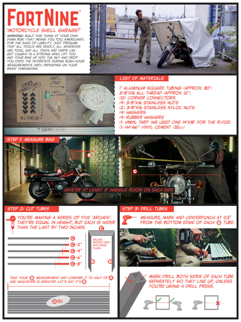 Diy Moto Shell Garage Manual | PDF | Manufactured Goods
