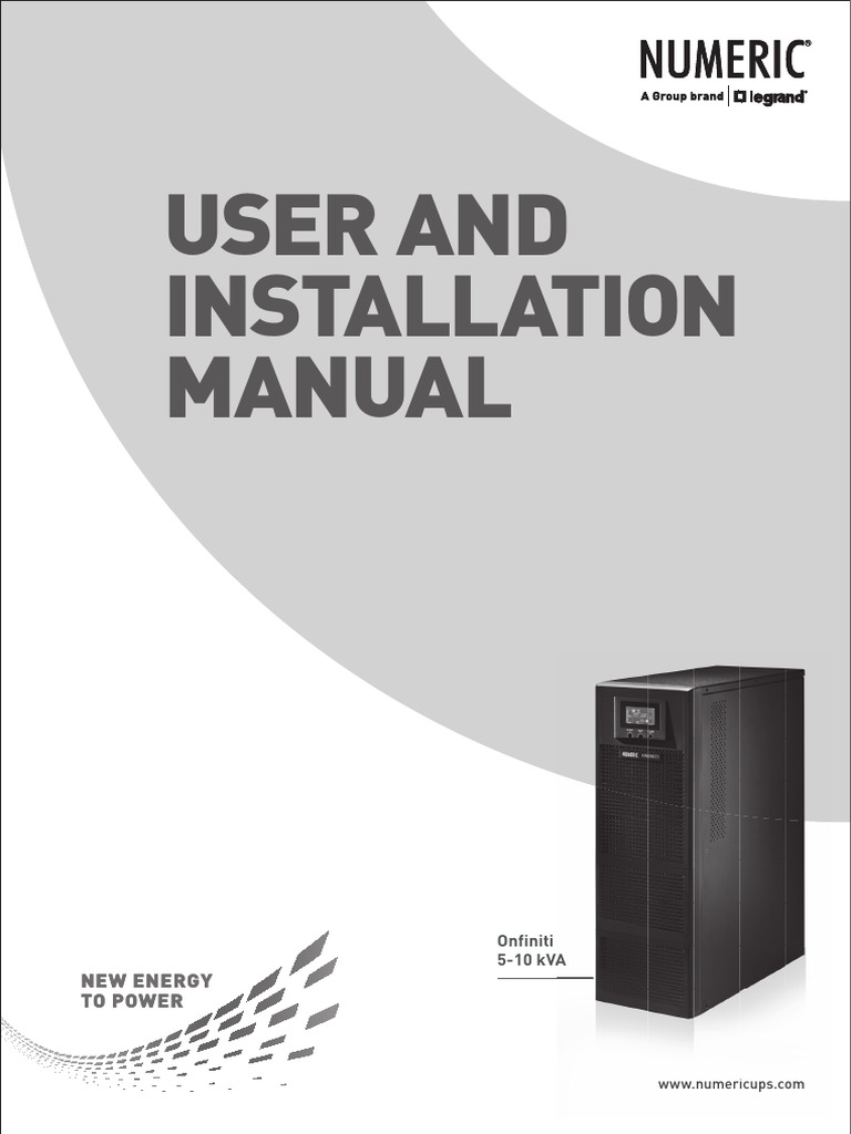 Onfiniti UPS User Manual Overview | PDF | Battery Charger | Power Inverter