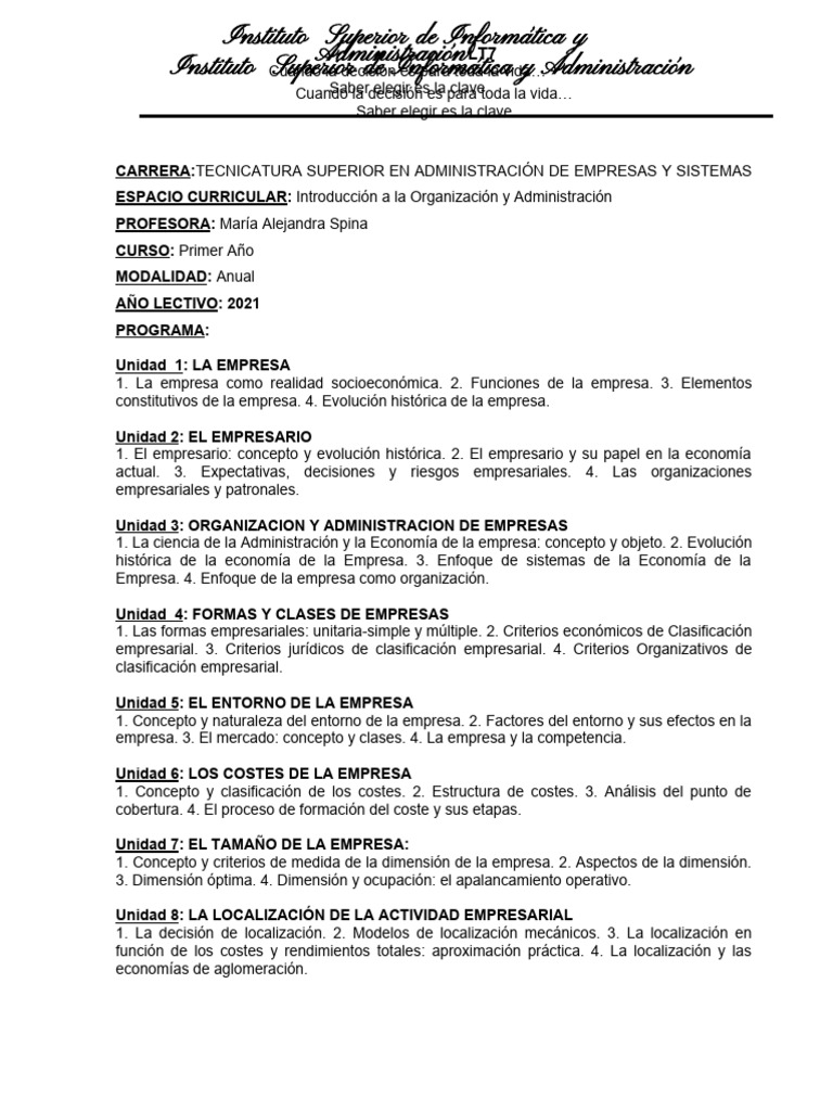 Introduccion a la organizacion y administracion | PDF | Business | Negocios económicos