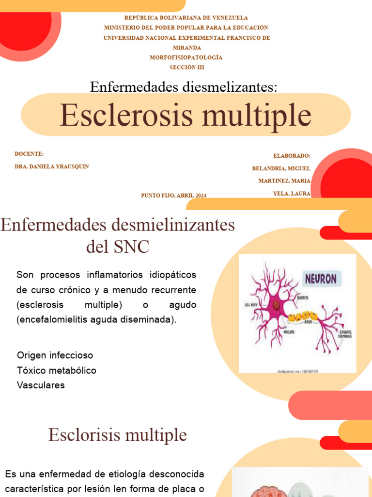 ED Esclerosis Multiple | Descargar gratis PDF | Esclerosis múltiple | Neurociencia
