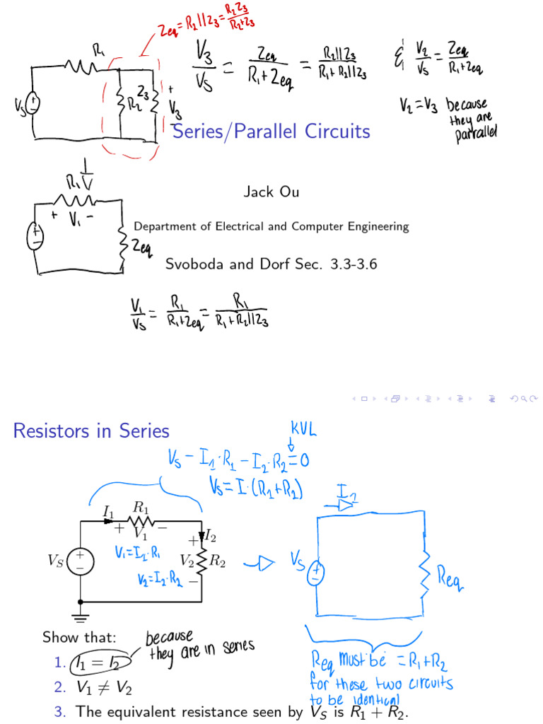 Resistor Parallel Formula Explained | PDF | Electrical Engineering ...