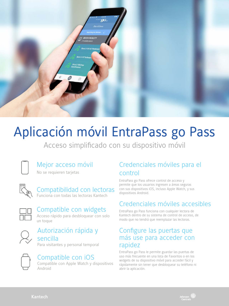 EntraPass GoPass Ds r01 Hs Lat-Es | PDF | Bluetooth | Ios