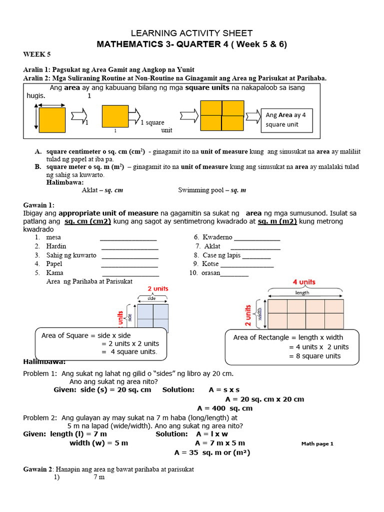 LAS Math 3 Q4 WK 5 6 EDITED | PDF