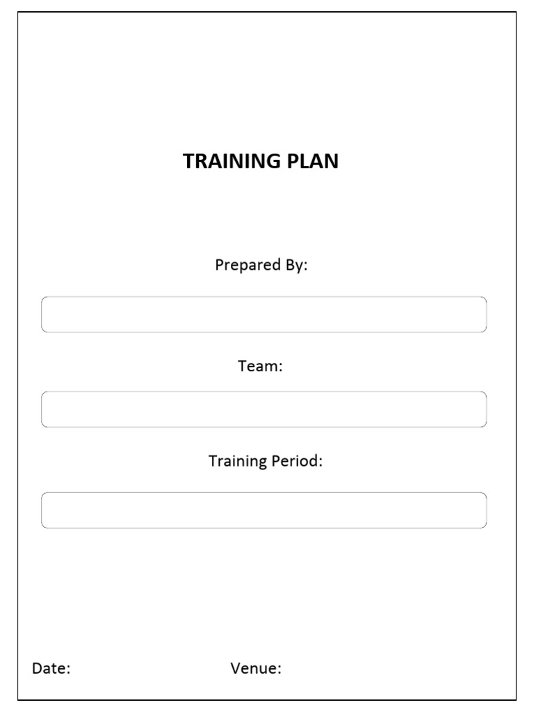 SAMPLE-TEMPLATE-TRAINING-PLAN | PDF