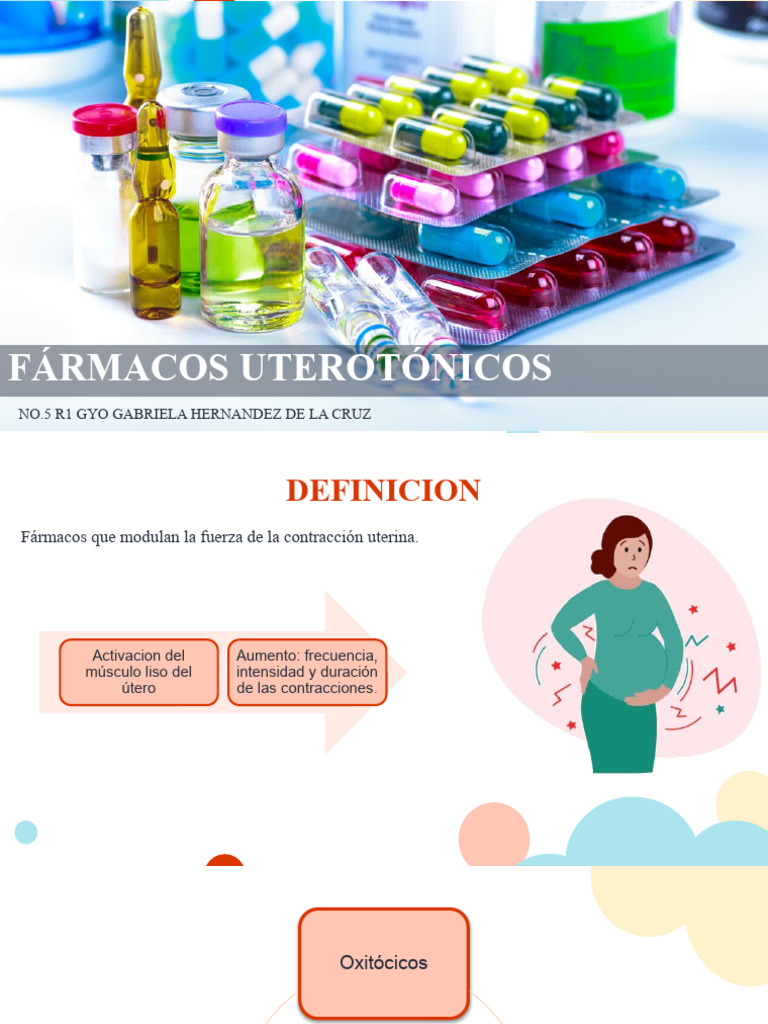Fármacos Uterotónicos y Tocolíticos | PDF | Prostaglandina