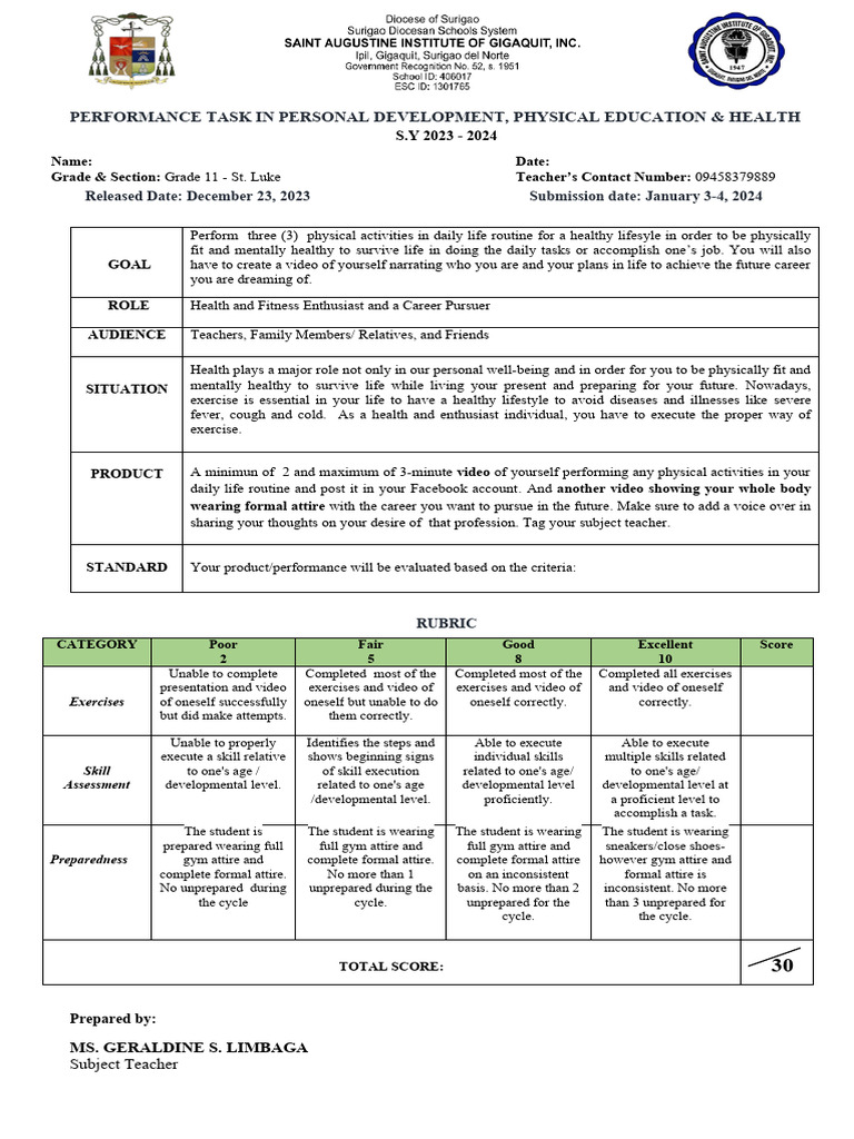 PERFORMANCE-TASK | PDF