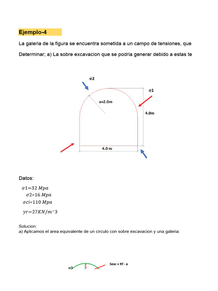 Ejemplo 4 - Tuneles y Movimientoss | PDF