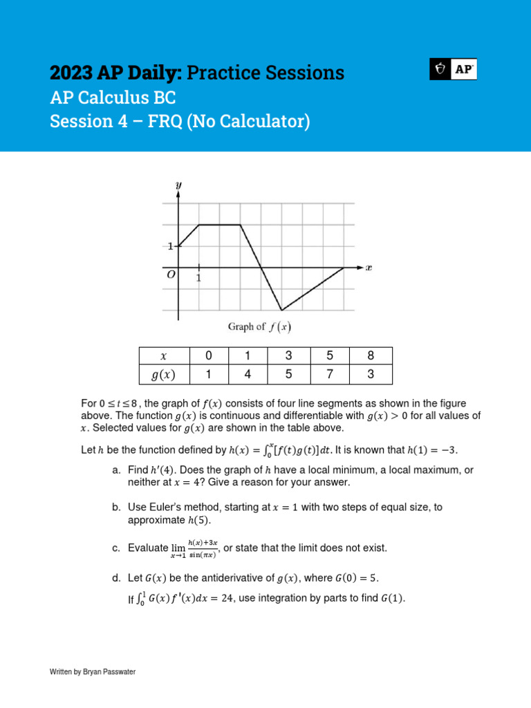 Calc 2 | PDF | Calculus | Function (Mathematics)
