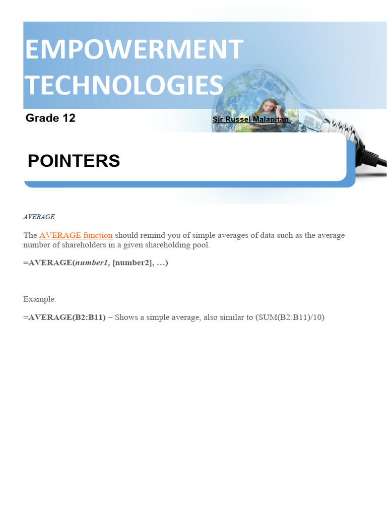 POINTERS-AGAIN | PDF