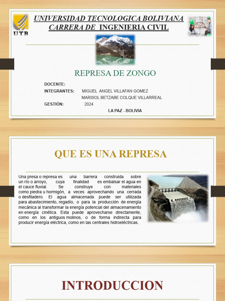 Represa Zongo | PDF | Represa | Bolivia
