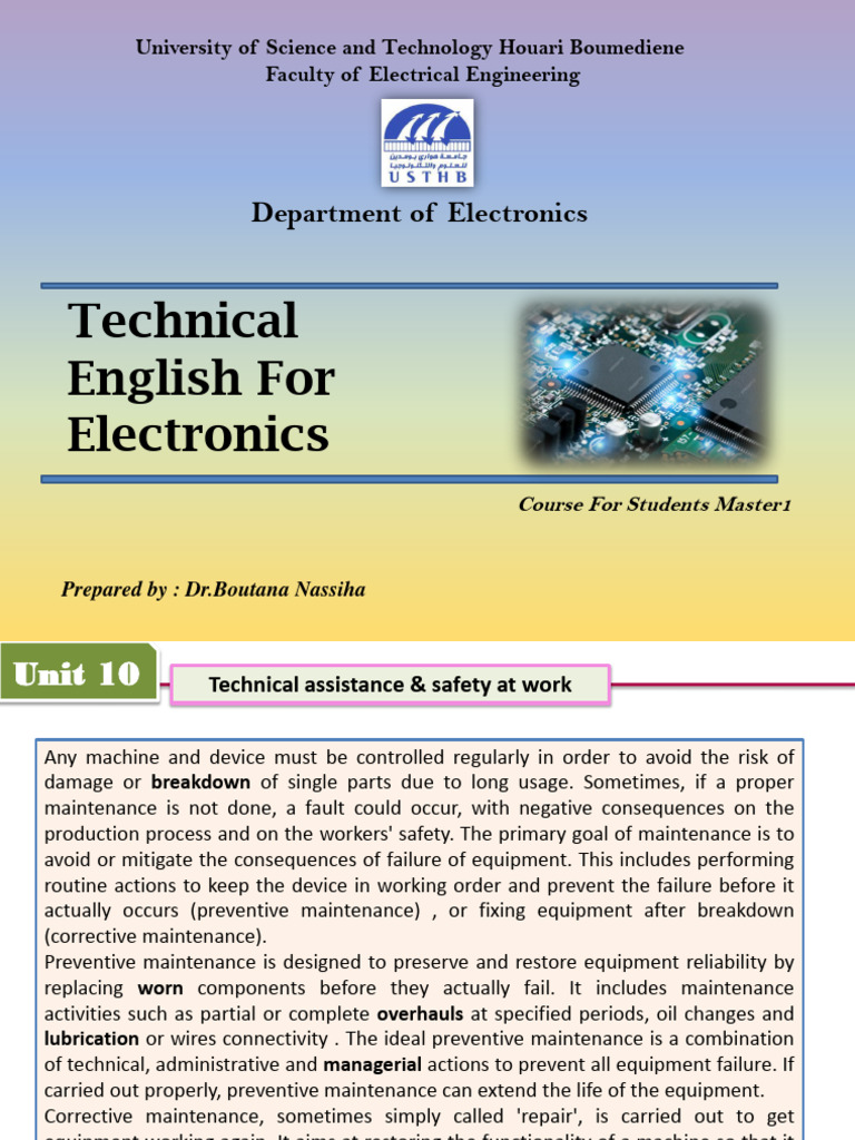 Unit10 M1.T-English | PDF | Safety