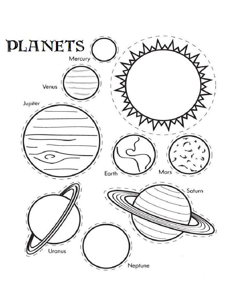 Name The Planets Worksheet | PDF