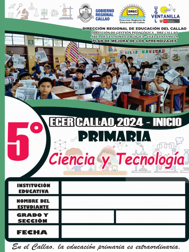 PRUEBA 5° GRADO - C y T - ECER INICIO Xon Formato | PDF | Aedes aegypti ...