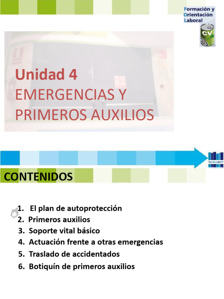 FOL-4-EMERGENCIAS-Y-PRIMEROS-AUXILIOS-2019 | PDF | Reanimación cardiopulmonar | Paro cardíaco