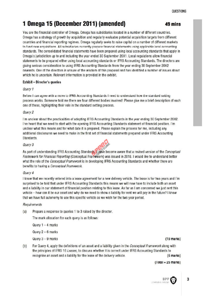 Extra SBR Questions | PDF