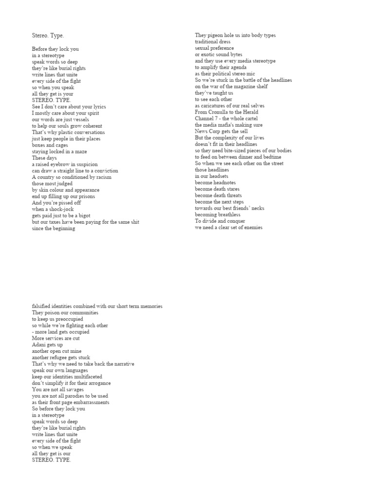 14.luka Lesson - Stereo. Type. | PDF