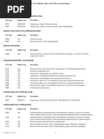Key RVS Codes for Surgical Procedures | PDF | Abdomen | Gastroenterology