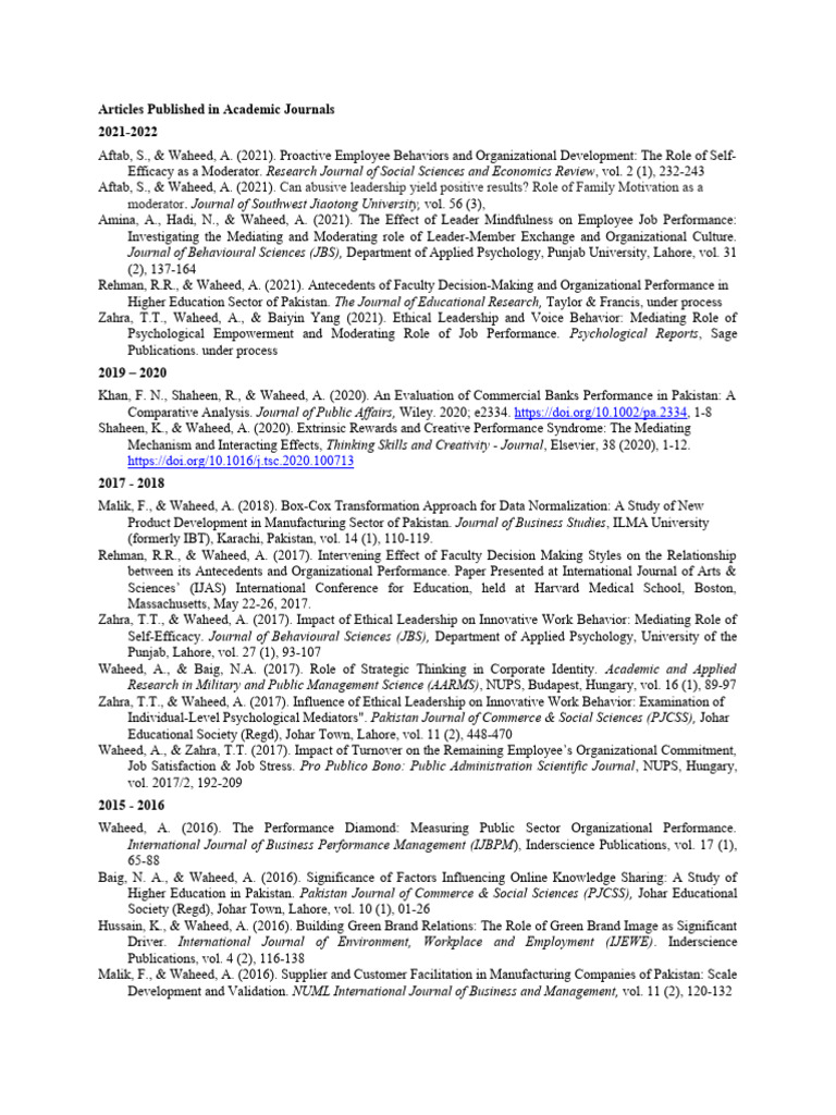 Research Paper 101 | PDF | Leadership | Pakistan