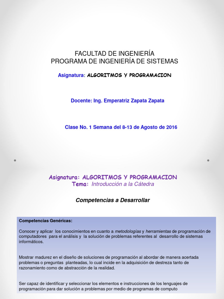 Introducción a Algoritmos y Programación | PDF | Programación de computadoras | Compilador