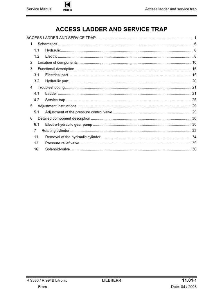 11 - Access Ladder and Service Trap | PDF | Valve | Pump