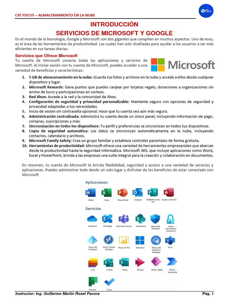 Manual Modulo 04 - La Nube | PDF | Computación en la nube | Microsoft