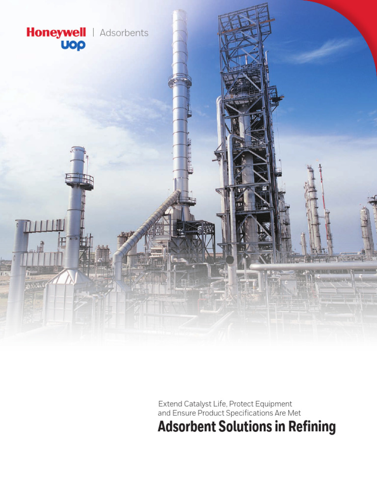 UOP Refining Adsorbents Brochure | PDF | Fuels | Scientific Phenomena