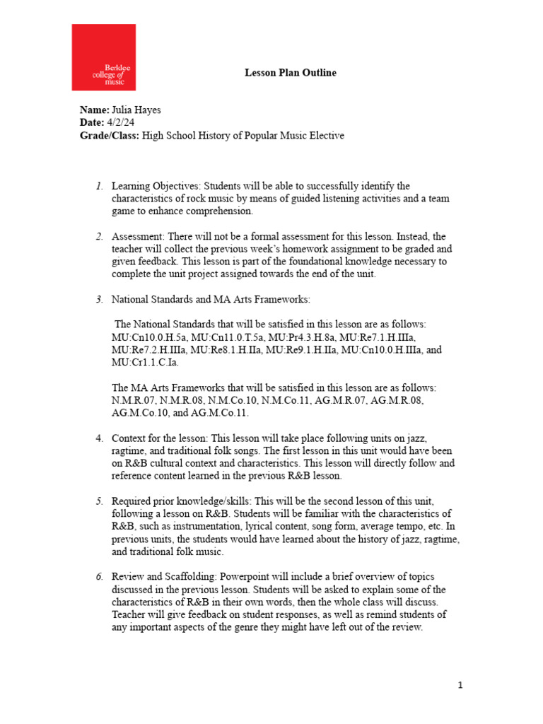 revised high school lesson plan | PDF | Lesson Plan | Homework revised high school lesson plan | PDF | Lesson Plan | Homework