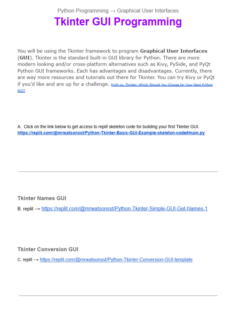Python Tkinter Guis Pdf 0408