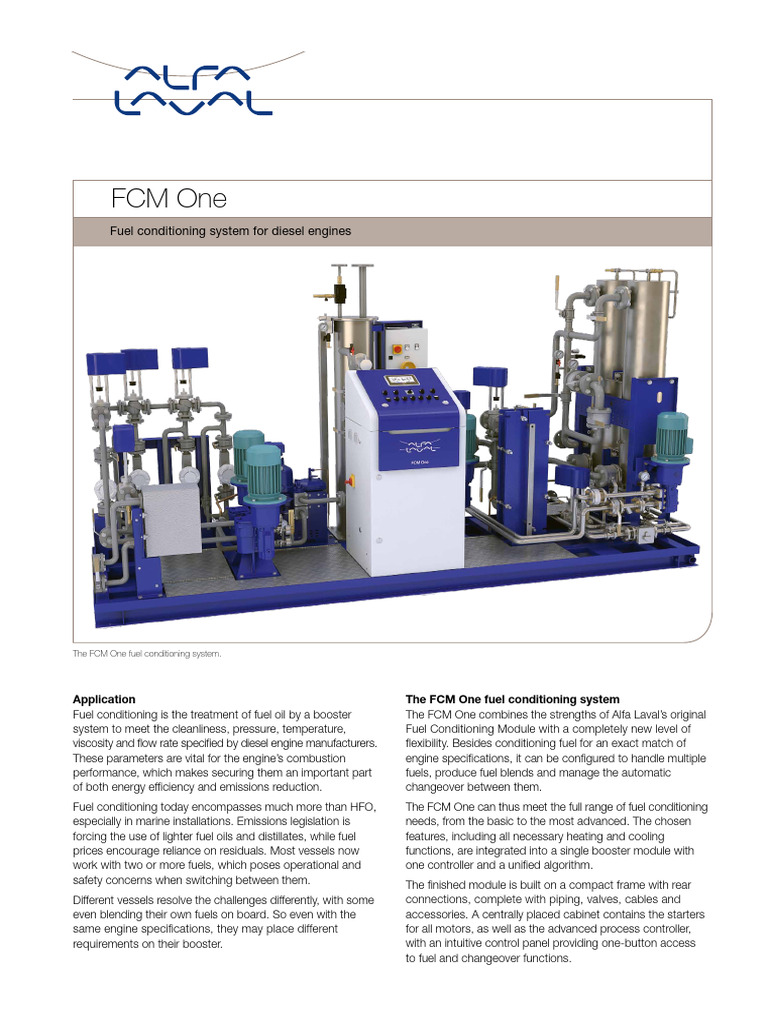 FCM One Fuel Conditioning Modul - MDD00057EN - MEDRES | PDF | Pump ...