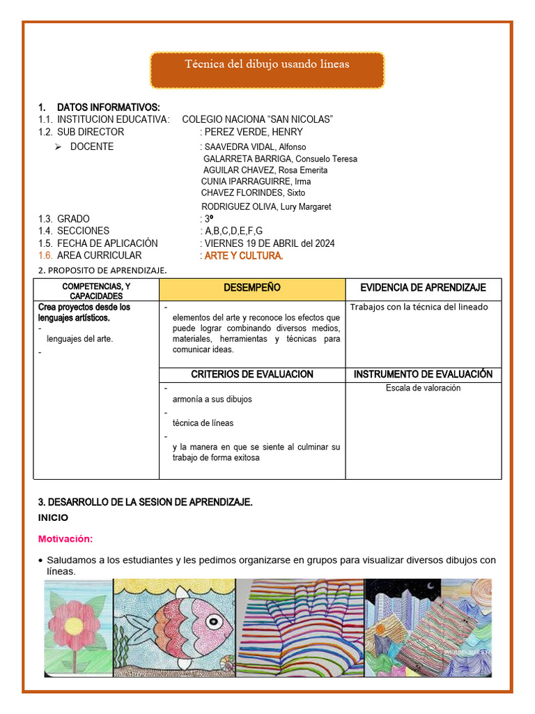 3° - Grado - Arte y Cultura Sesion | PDF | Evaluación | Cognición 3° - Grado - Arte y Cultura Sesion | PDF | Evaluación | Cognición