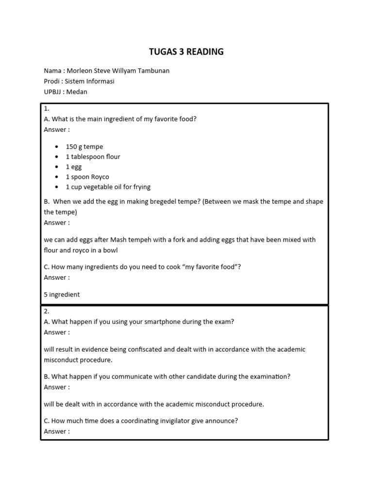 Tugas 3 Reading | PDF