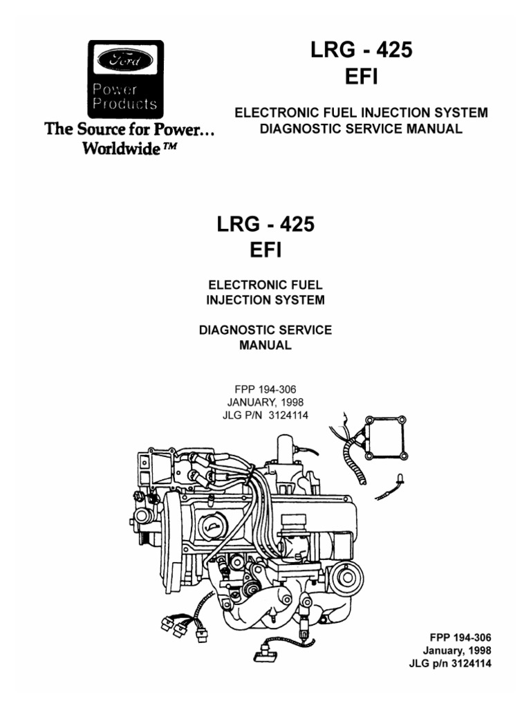 Ford LRG-425 EFI Diagnostic - 3124114 - 01-01-98 - English | PDF