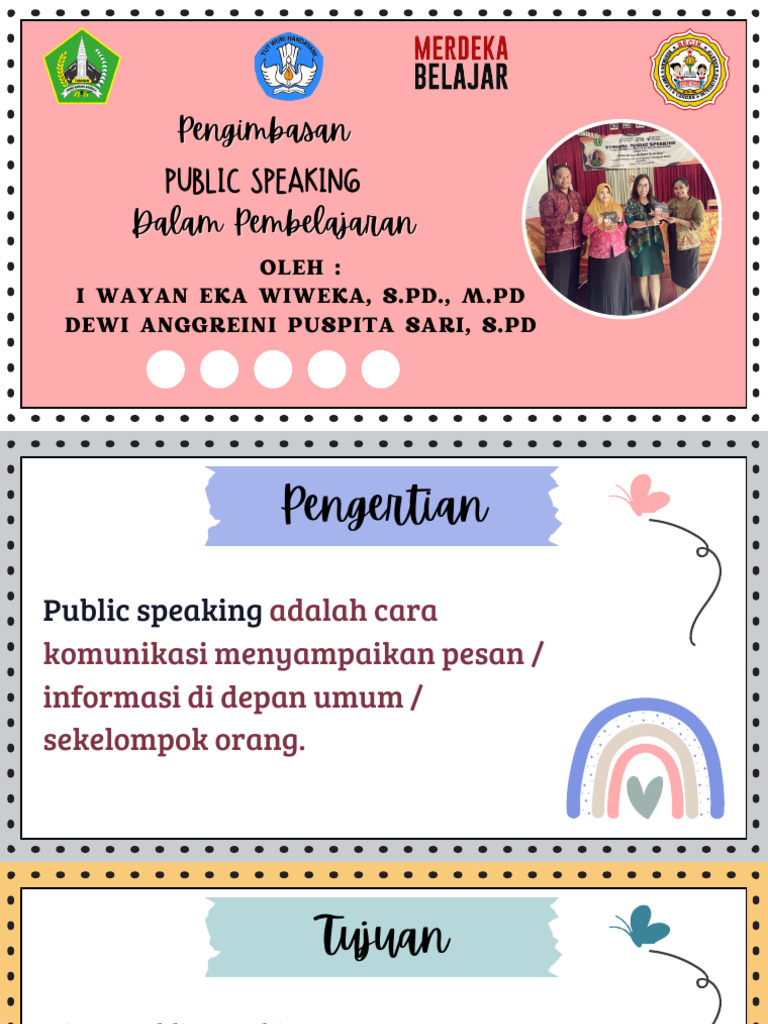 Pengimbasan Public Speaking | PDF | Karier & Perkembangan