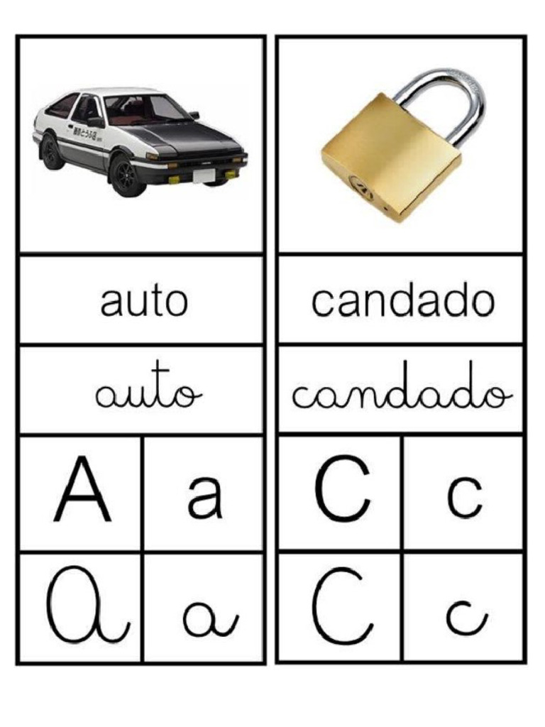 Abecedario Mayúsculas y Minúsculas | PDF