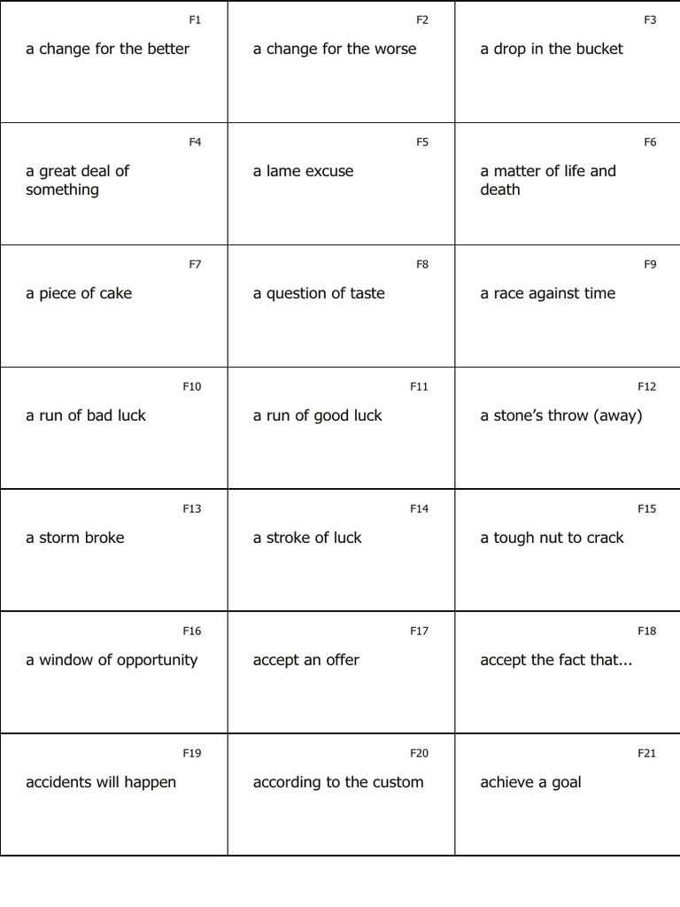 FISZKI - 1300 Popularnych Angielskich Fraz | PDF