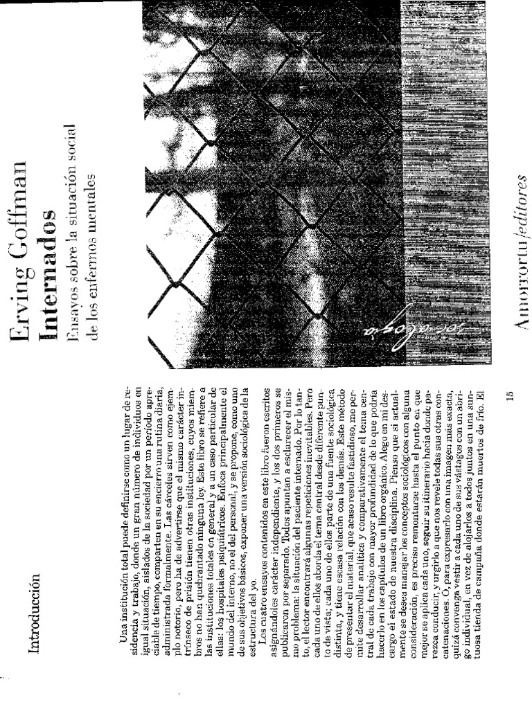 GOFFMAN Internados Version Original | PDF